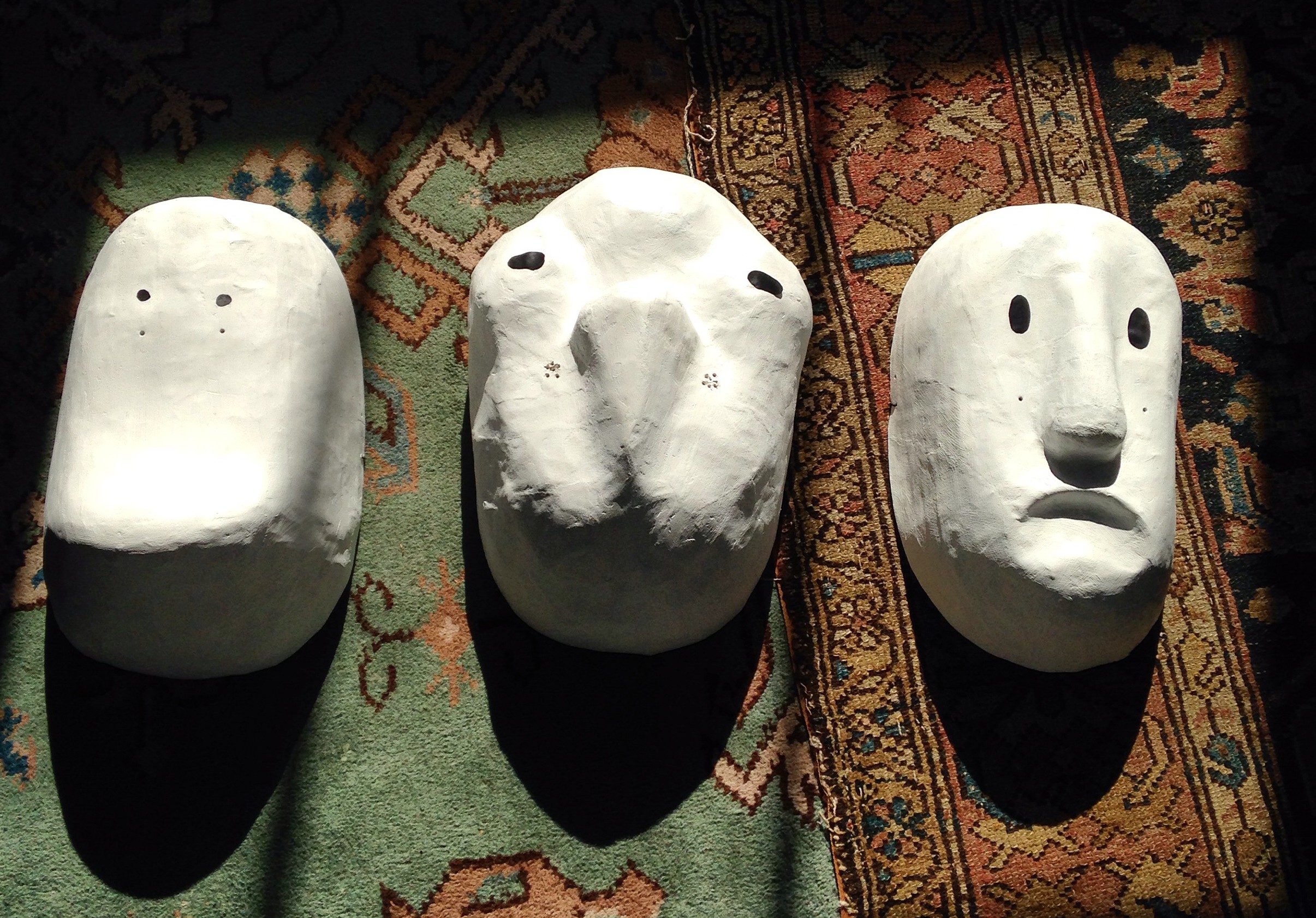 Larval Masks – Making Faces Theatre